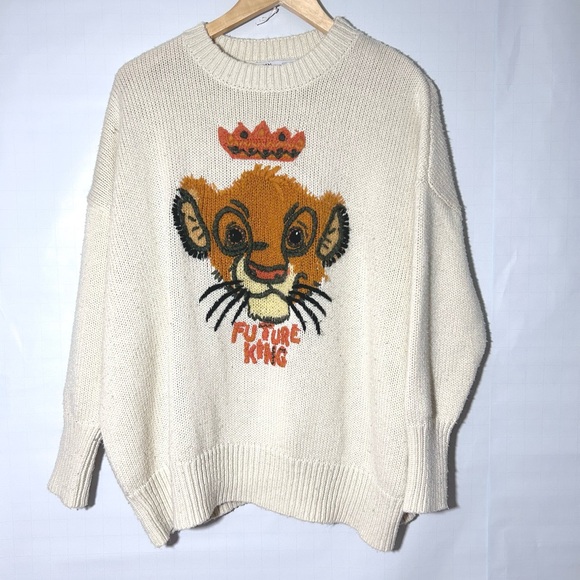 Zara | Sweaters | Zara The Lion King Future King Exclusive Disney Rare ...